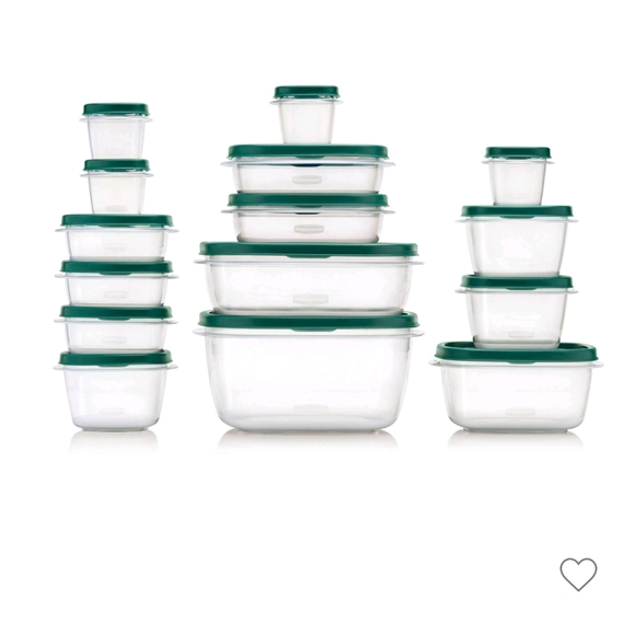 Rubbermaid | Kitchen | New Rubbermaid 3 Pcs Containers Set Forest Green ...